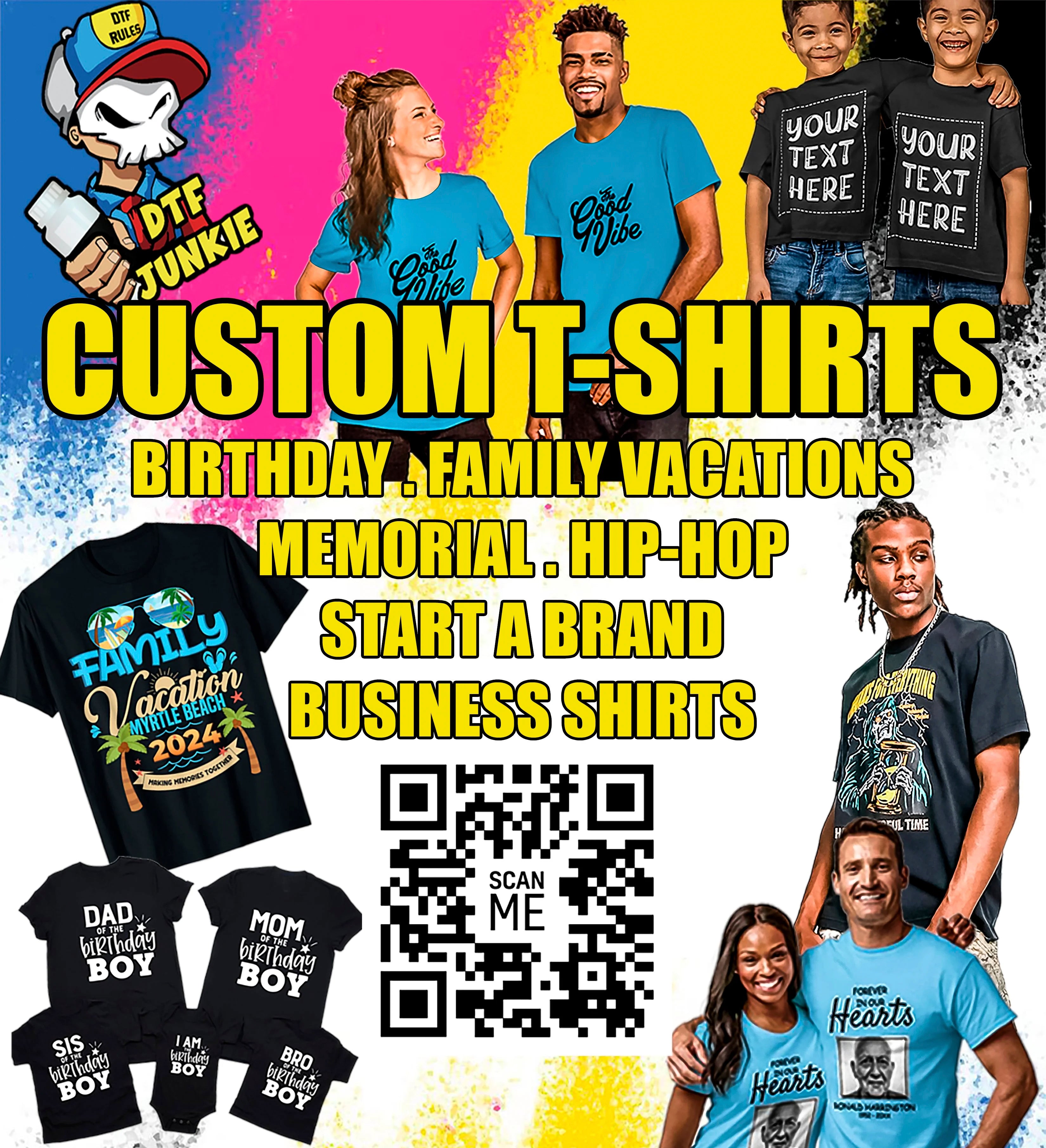 DTF Custom T-Shirts – DTF Junkie